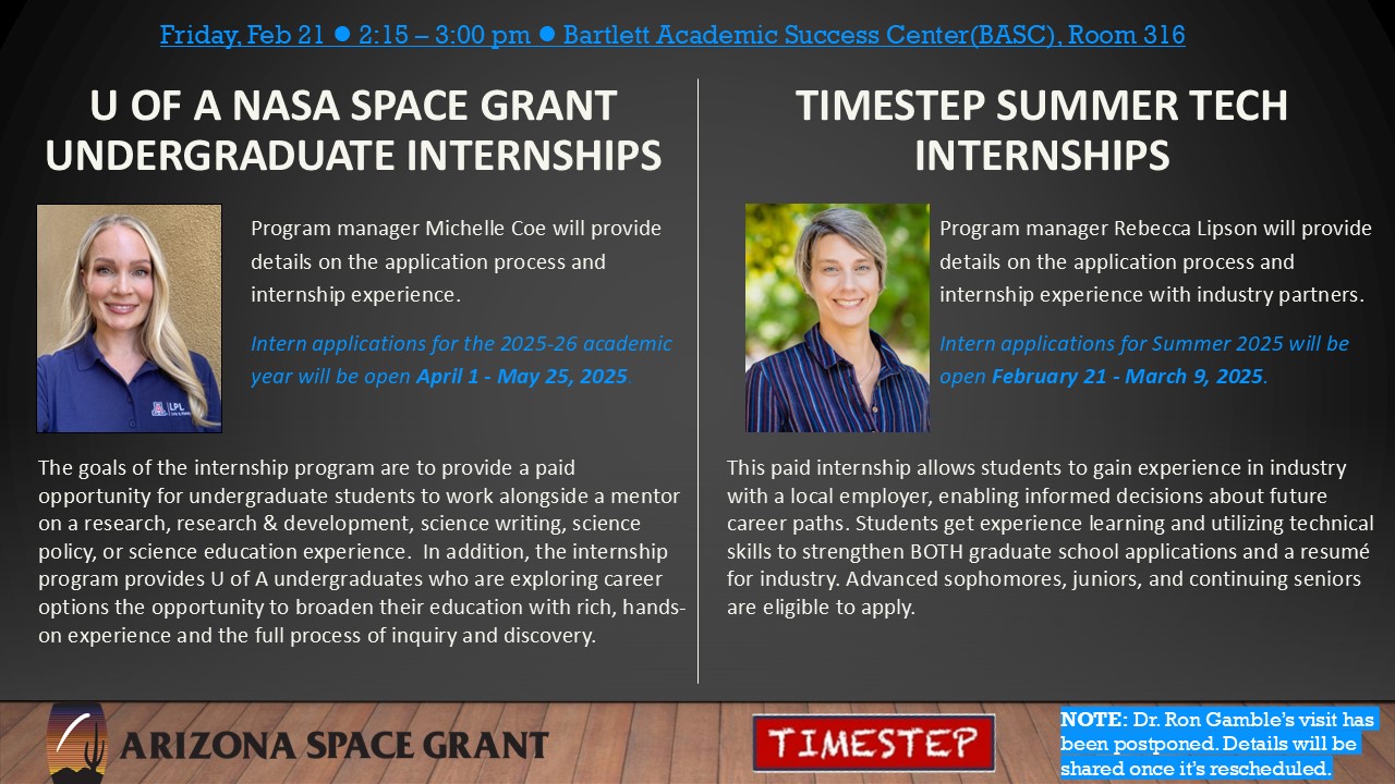 Internship Information Session | TIMESTEP